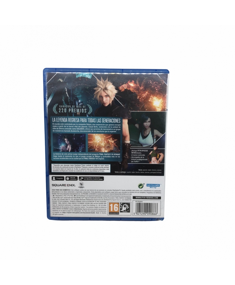 Final Fantasy VII Remake Intergrade Ps5