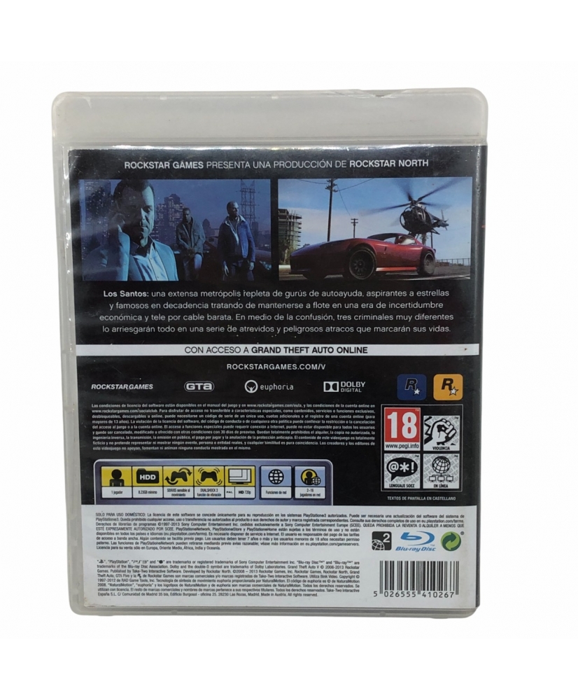 Grand Theft Auto V Ps3