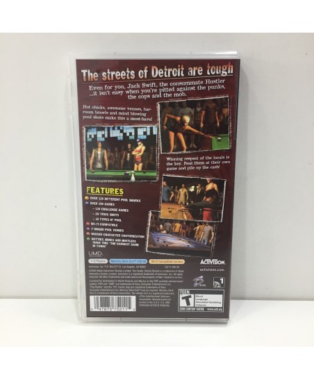 JUEGO SONY PSP THE HUSTLE DETROIT STREET