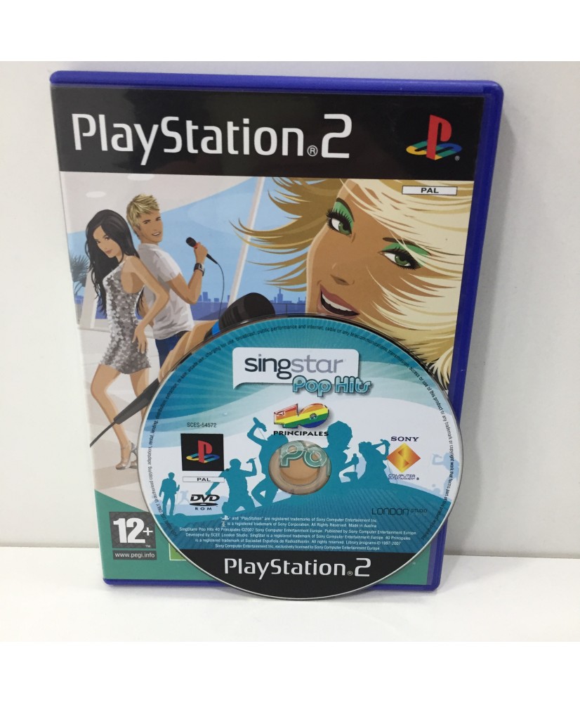 JUEGO SONY PS2 SINGSTAR POP HITS