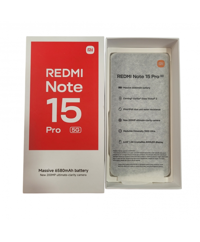 Xiaomi Redmi Note 15 Pro 5G 256Gb Negro