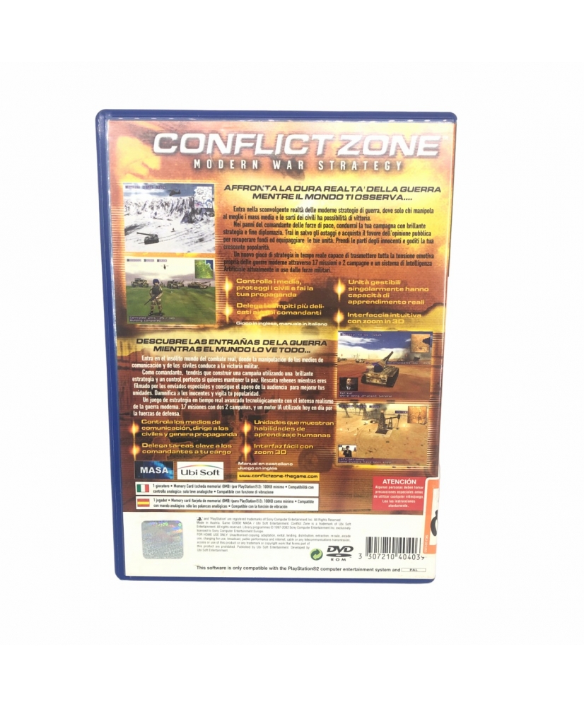 Conflict Zone Ps2