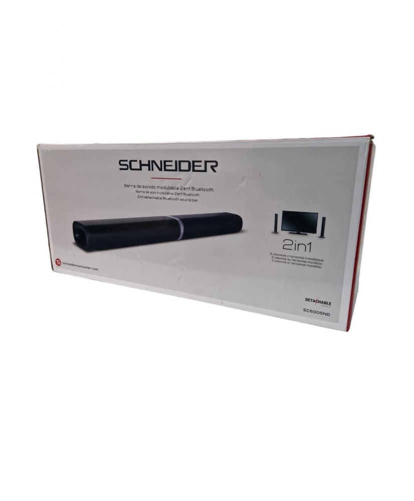 Schneider SC600SND Barra de Sonido 2.0 Bluetooth 30W